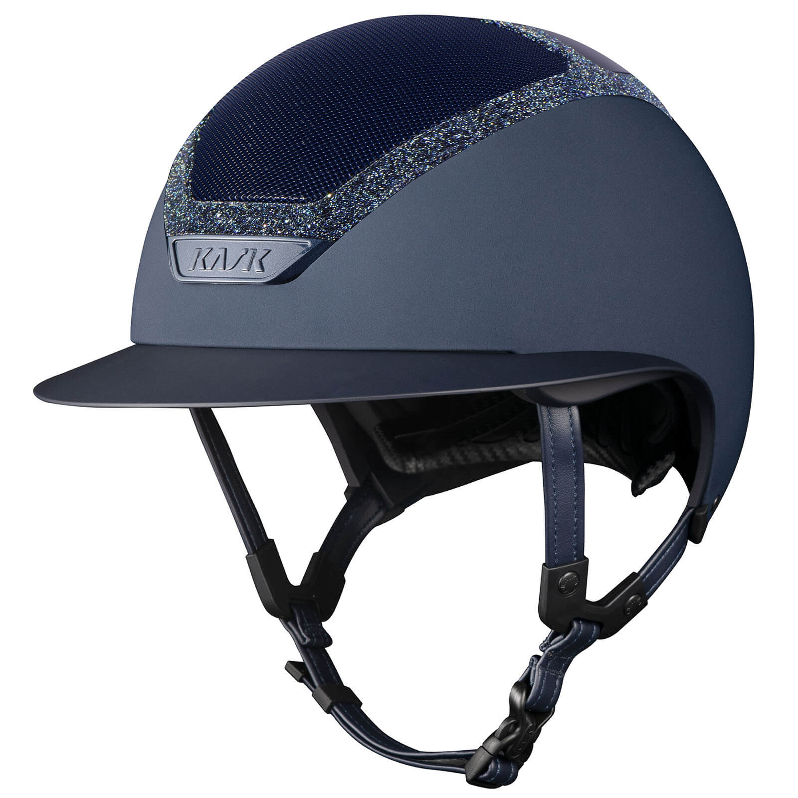 Kask Reithelm Star Lady Chrome Starry Night Crystal Frame – kavalio
