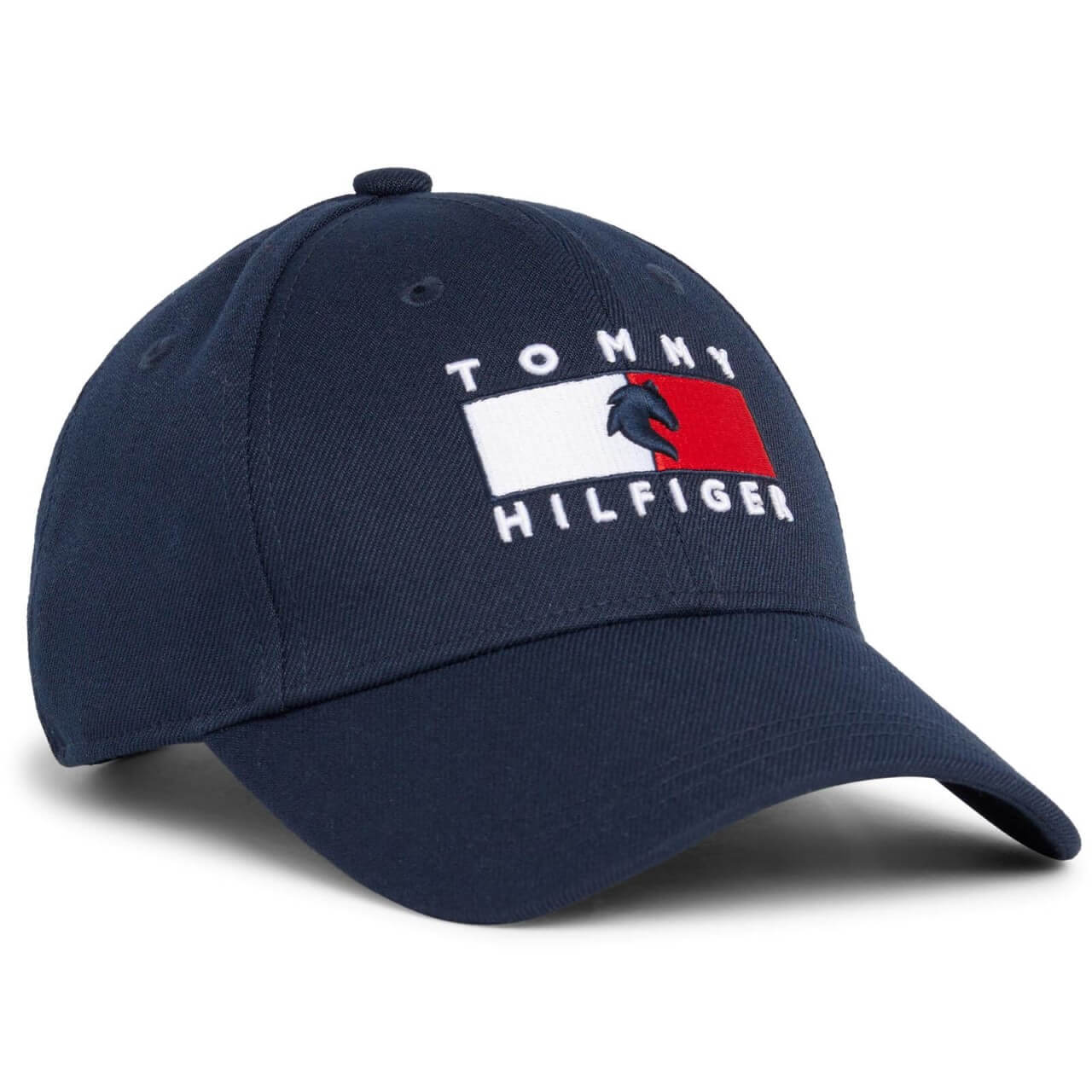Tommy Hilfiger Equestrian Kappe Montreal Wasserabweisende Flag Logo Cap kavalio