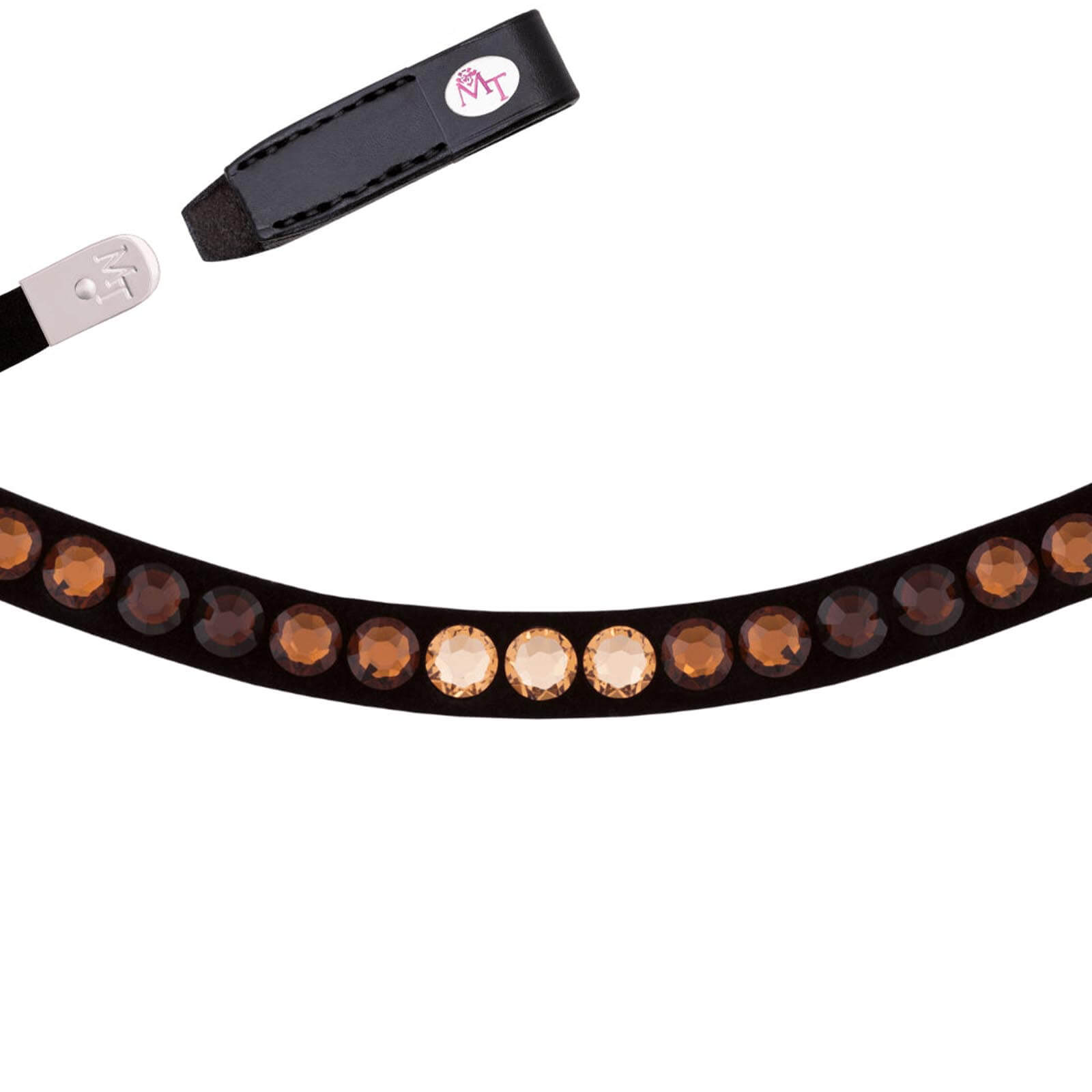 MagicTack Bling Swing Brown Stirnriemen Trense – kavalio